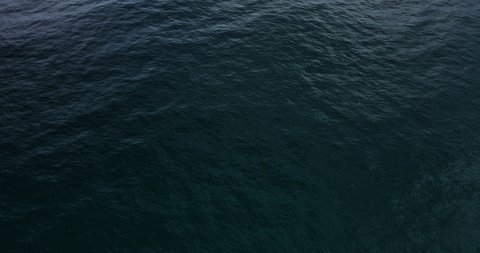 Aerial View Topdown View Blue Ocean Stock Footage Video (100% Royalty ...