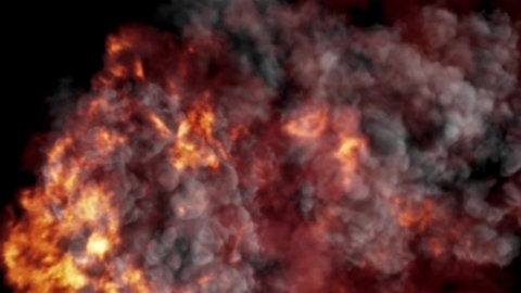 4k Fire Explosion Explosion Fire Bomb Stock Footage Video (100% Royalty ...