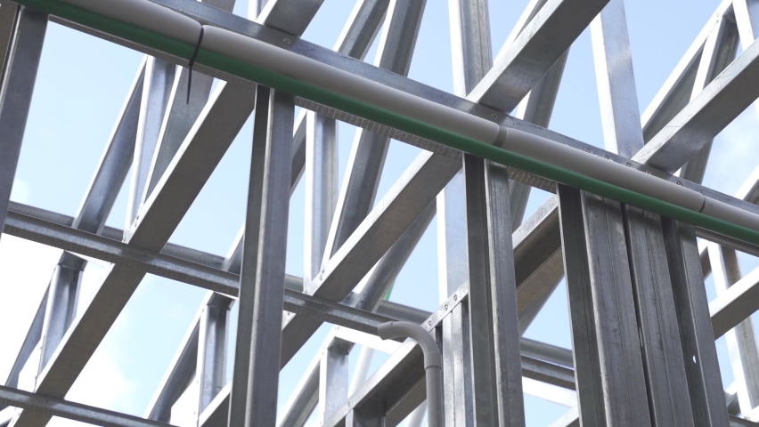 Steel Building Structure Stock Videos – Royalty-Free HD & 4K Videos