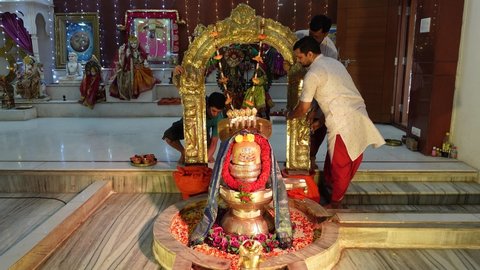 Tirupati India 19th August 2022 Panditji Stock Footage Video (100% ...