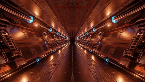 3d Rendered Animated Loop Spaceship Background Stock Footage Video (100 ...