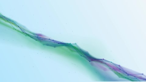 Animated Background Frame Moving Flow Wave Stock Footage Video (100% ...