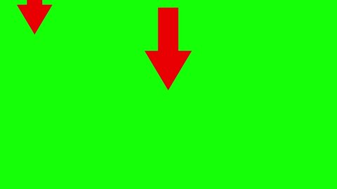 Down Arrow Green Screen Video Stock Footage Video (100% Royalty-free ...