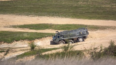 British Army Patria Pasi Falcon Squadron Stock Footage Video (100% ...