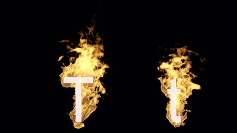 110 Fire Letter T Stock Video Footage - 4K and HD Video Clips ...