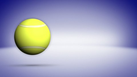 Tennis Ball Animation Background Loop Stock Footage Video (100% Royalty ...
