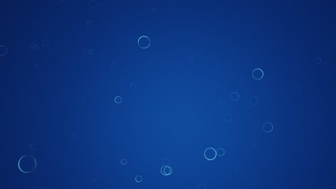 Underwater Bubble Animation View Under Ocean Stock Footage Video (100% ...