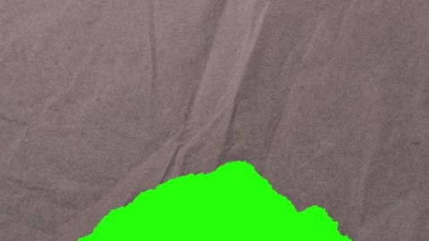 Torn Off Bottom Recycled Paper Green Stock Footage Video (100% Royalty ...