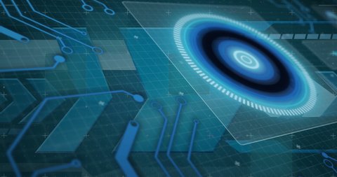 Animation Scope Scanning Data Processing On Stock Footage Video (100% Royalty-free) 1094447731 ...