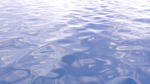 Calm Water Wavy Surface Animation Wave Stock Footage Video (100% ...