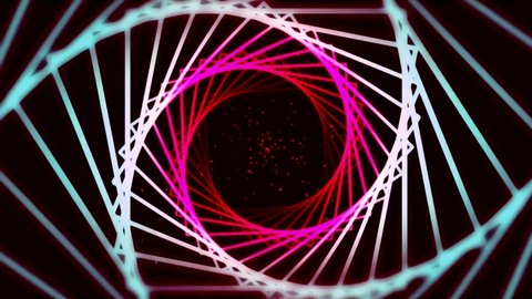 Animation White Lines Swirl Background Stock Footage Video (100% ...