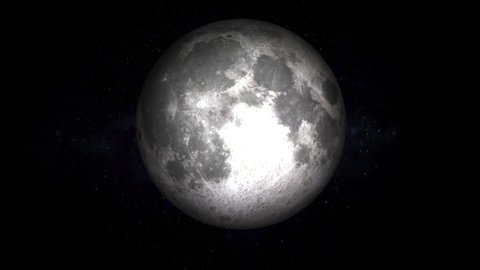 Full Moon New Moon Ultra Realistic Stock Footage Video (100% Royalty ...