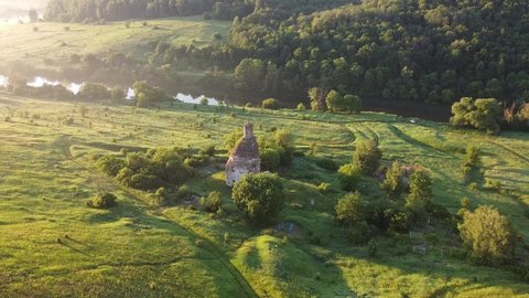 Beautiful Sword River Tula Region Dawnrussia Stock Footage Video (100% ...