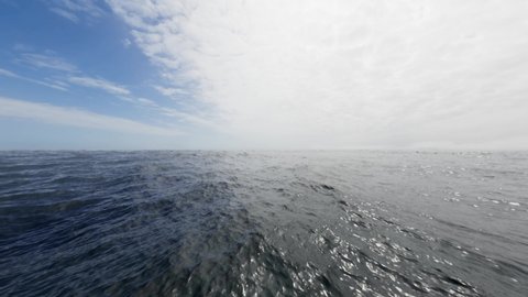 Ocean Background Loop Motion Graphics Waves Stock Footage Video (100% ...