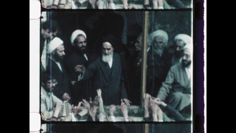 1979 Iran Ayatollah Khomeini Founder Islamic Stock Footage Video (100% ...