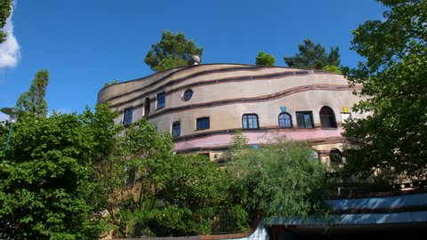 Forest Spiral Waldspirale Darmstadt Hundertwasser Famous Stock Footage ...