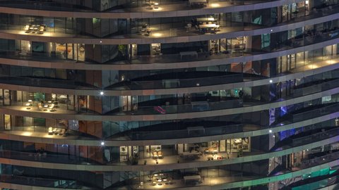 Outside View Windows Apartments High Class Stock Footage Video (100% ...