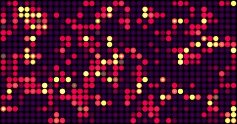 Animation Disco Club Lighting Flashing Led Stock Footage Video (100% ...