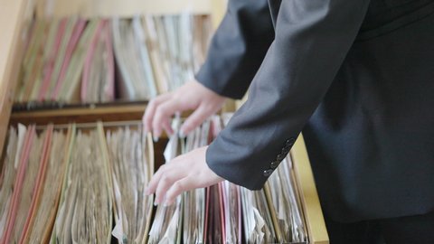 Important Documents Files Placed Filing Cabinet Stock Footage Video ...