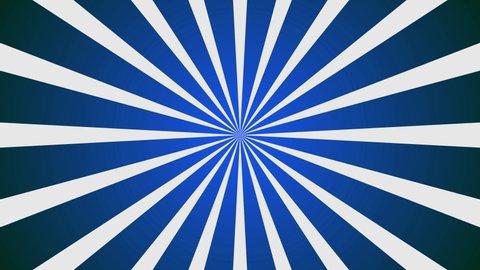 Blue Background Animation Sunburst Radial Sun Stock Footage Video (100% ...