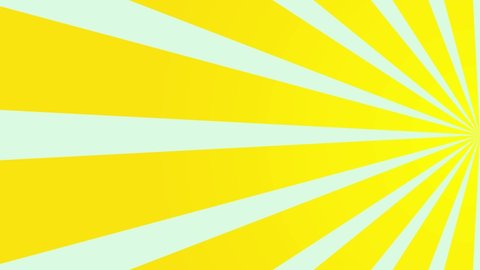 Yellow Background Animation Sunburst Radial Sun Stock Footage Video ...