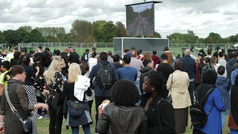 Windsor Uk September 19 2022 Queens Stock Footage Video (100% Royalty ...