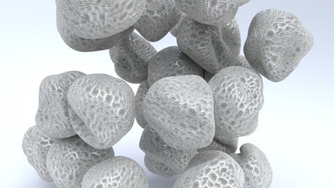 Textured Dry Skin Cells 4k Cgi Stock Footage Video (100% Royalty-free ...