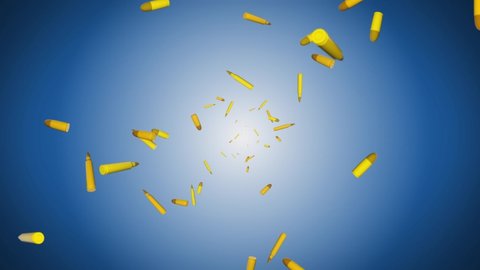 Sniper Bullets Falling Flying Slow Motion Stock Footage Video (100% ...