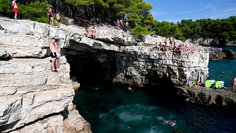 Pula Croatia September 2022 Happy Young Stock Footage Video (100% ...