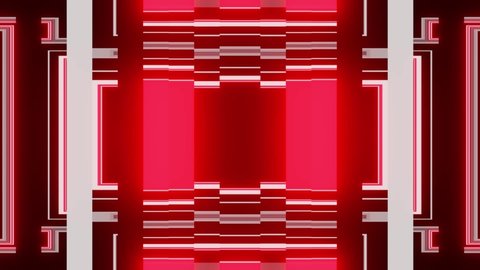Red Mirrored Vj Loop Background Motion Stock Footage Video (100% ...