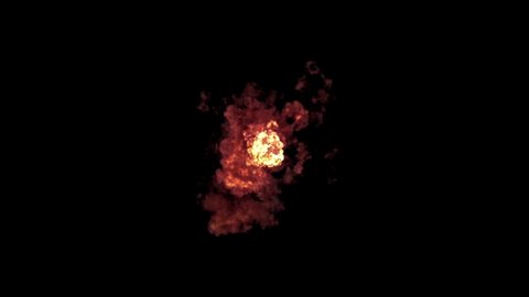 4k Fire Explosion Explosion Fire Bomb Stock Footage Video (100% Royalty ...