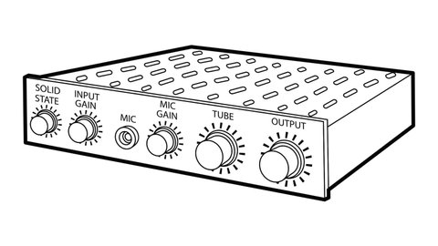 Amplifier Icon Animation Best Outline Object Stock Footage Video (100% ...