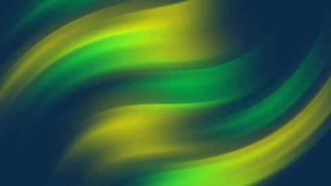 Abstract Green Yellow Aurora Background Hd Stock Footage Video (100% ...