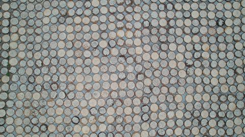 Aerial Cracker Factory Crackers Dried Sun Stock Footage Video (100% ...