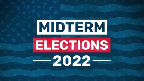 American Midterm Elections Concept Abstract Background Stock Footage ...