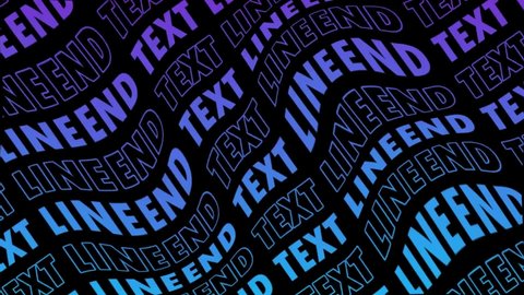 Abstract Colour Text Background Animation Hd Stock Footage Video (100% ...