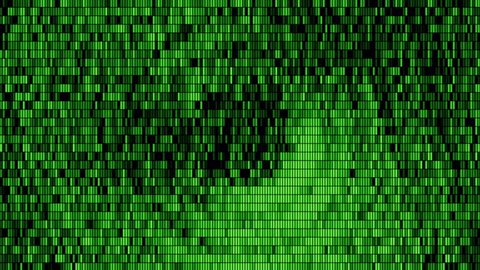 Pixel Animation Matrix Style Motion Moving Stock Footage Video (100% ...