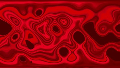 Red Color Liquid Animated Background Animation Stock Footage Video (100 ...