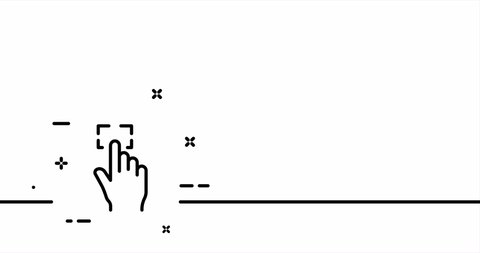 Fingerprint Scanning Hand Finger Scanner Recognize Stock Footage Video ...