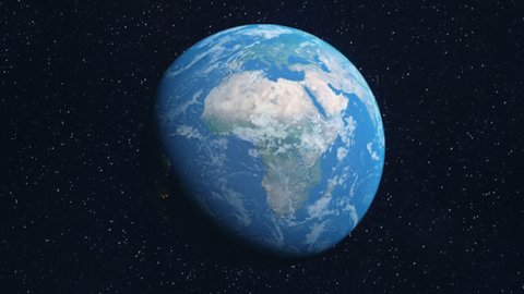 Animated Background 3d Earth Tutorial Stock Footage Video (100% Royalty ...