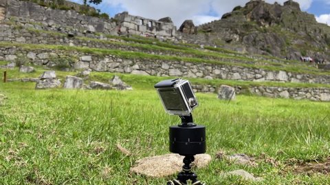 Camera Machu Picchu Ancient Inca Town Stock Footage Video (100% Royalty ...