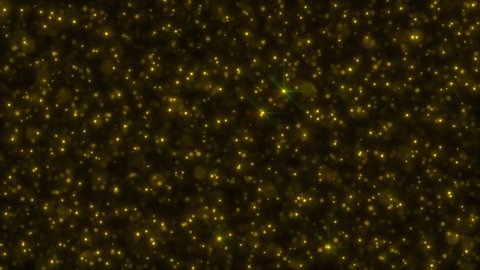 Glow Yellow Starts Particles On Transparent Stock Footage Video (100% ...