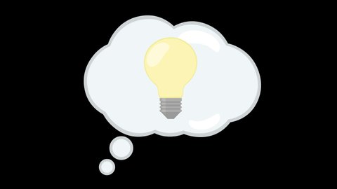 93 Light Bulb Thought Bubble Stock Video Footage - 4K and HD Video ...