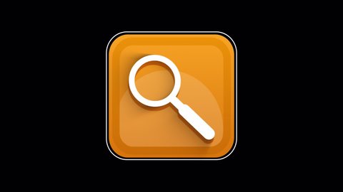 Transparent Search Button Animation Ecommerce Website Stock Footage ...