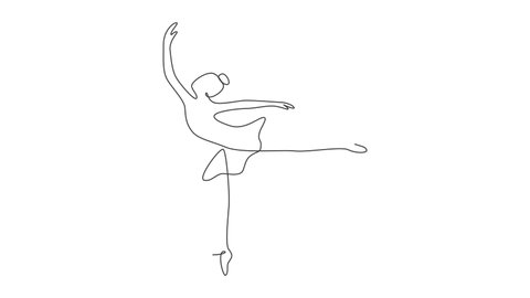 Animated Self Drawing Continuous Line Draw Stock Footage Video (100% ...