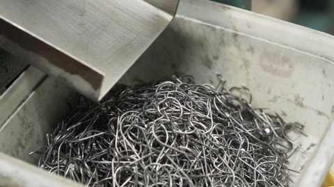 Hook Making Hook Machine Fishing Hook Stock Footage Video (100% Royalty ...
