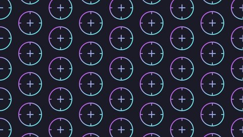 Target Dark Blue Animated Loop Background Stock Footage Video (100% ...