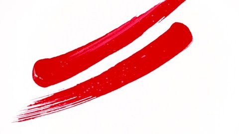 Red Line Brush Strokes Footage Elements Stock Footage Video (100% ...