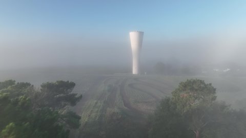 Water Tower Fog Stock Footage Video (100% Royalty-free) 1095123817 ...