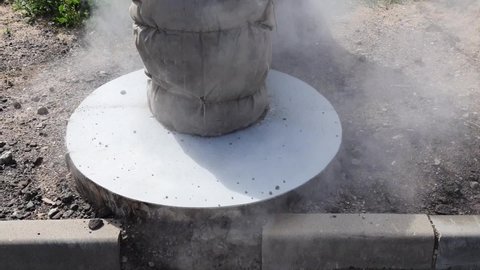 Damaged Water Pipe Fog Stock Footage Video (100% Royalty-free ...